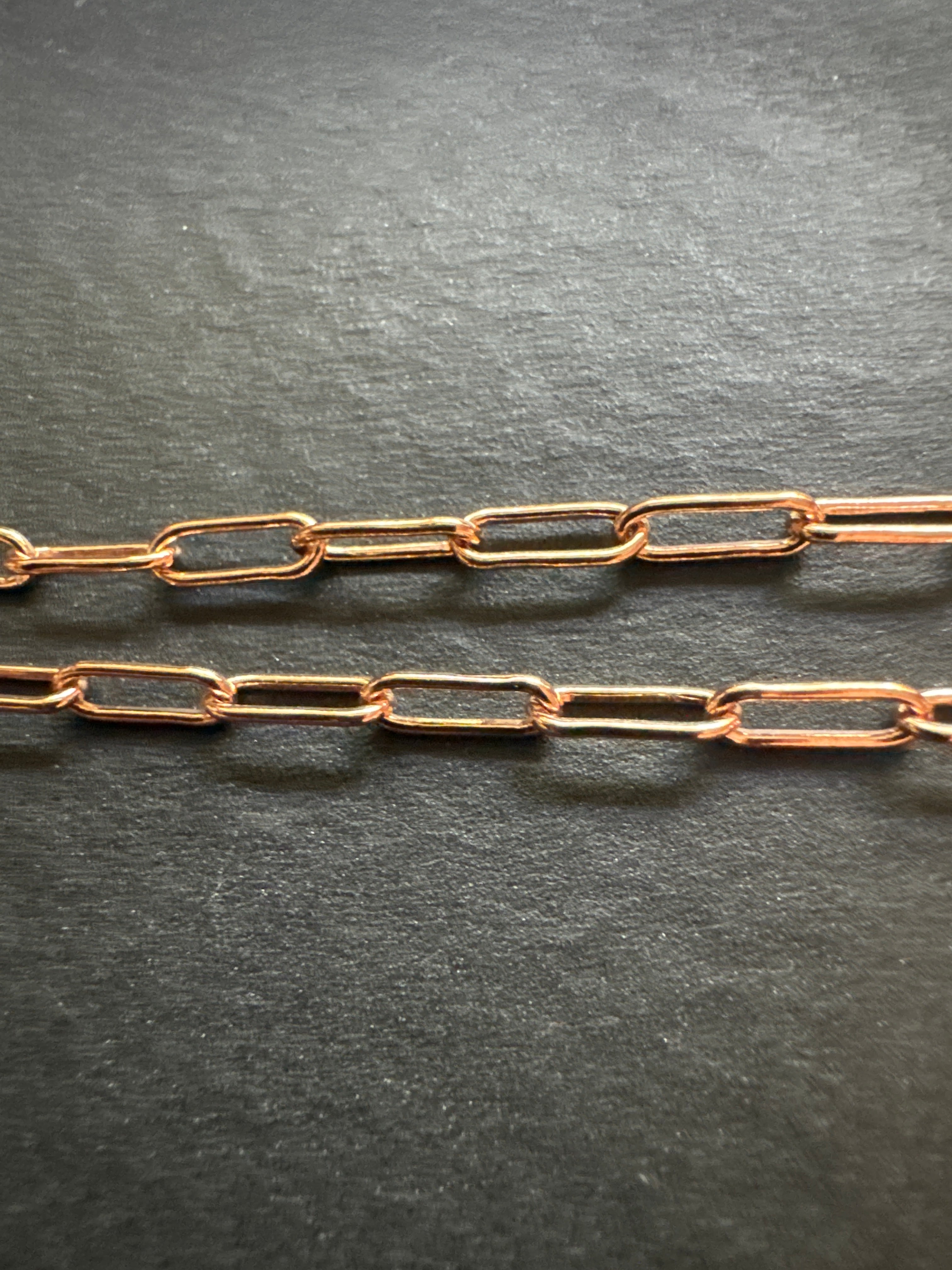 Rosa, RG, Lavish Chain paperclip large – Evermore & Grace